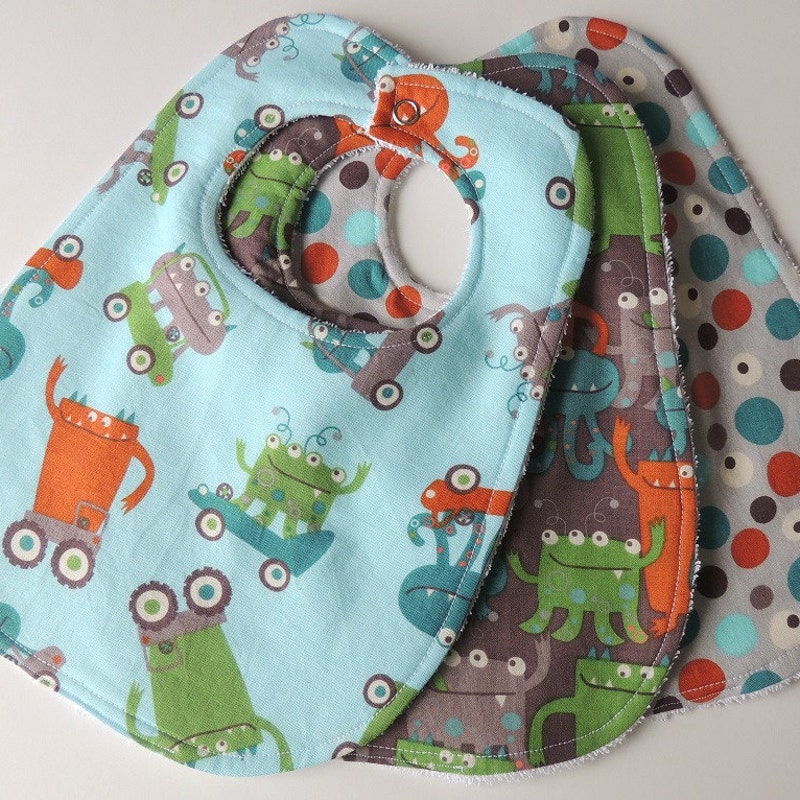 Monster Bib - Etsy