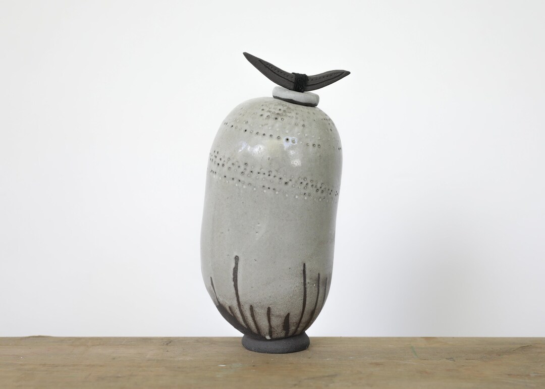 Ceramic Vase, Handmade Pottery, Rustic Box, Ceramic Sculpture ...