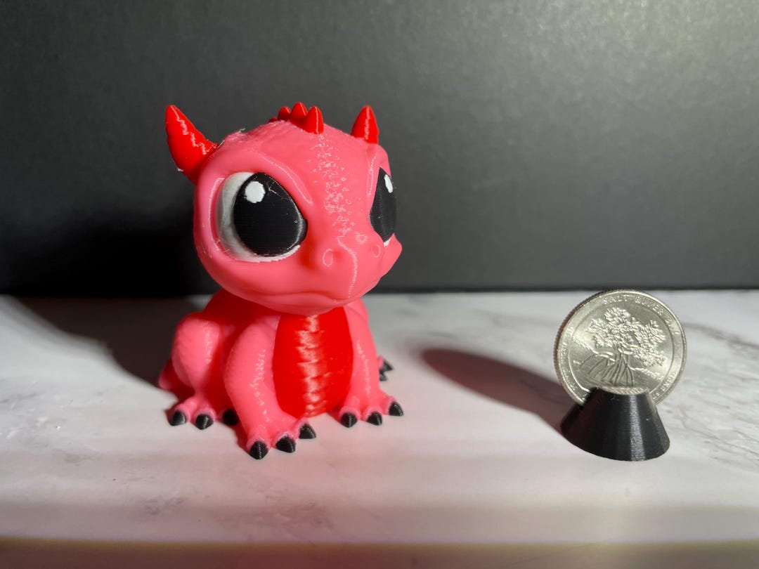 3D Printed Dragon - Etsy
