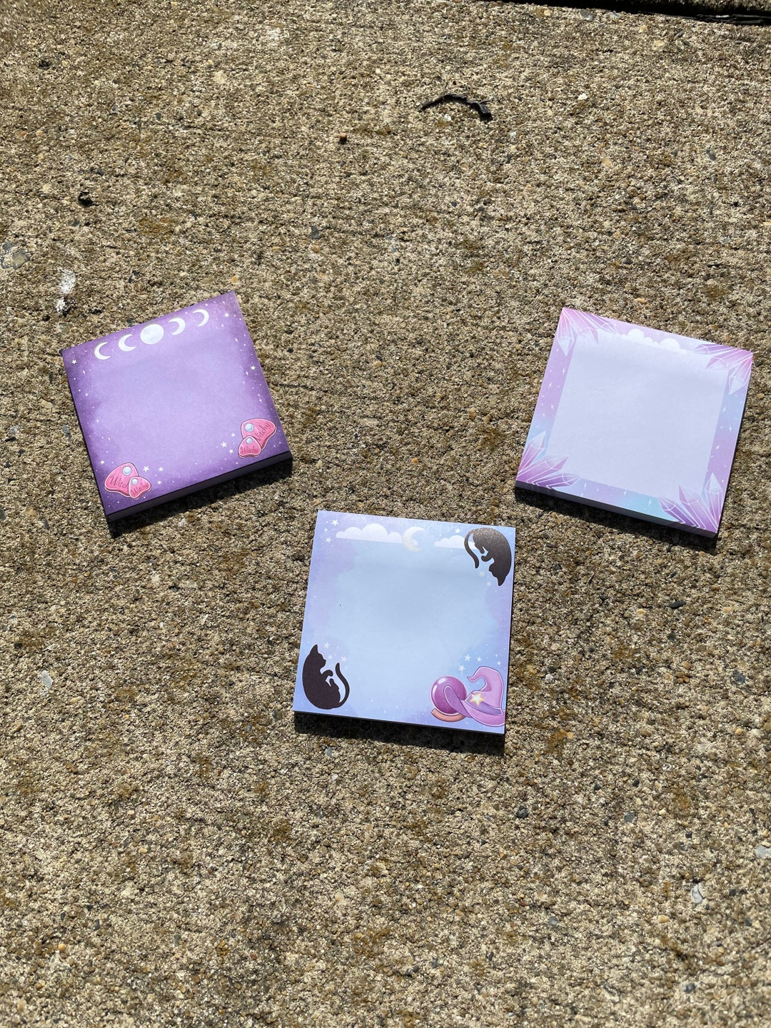 Crystal Themed Sticky Notes - 50 Sheets - Etsy