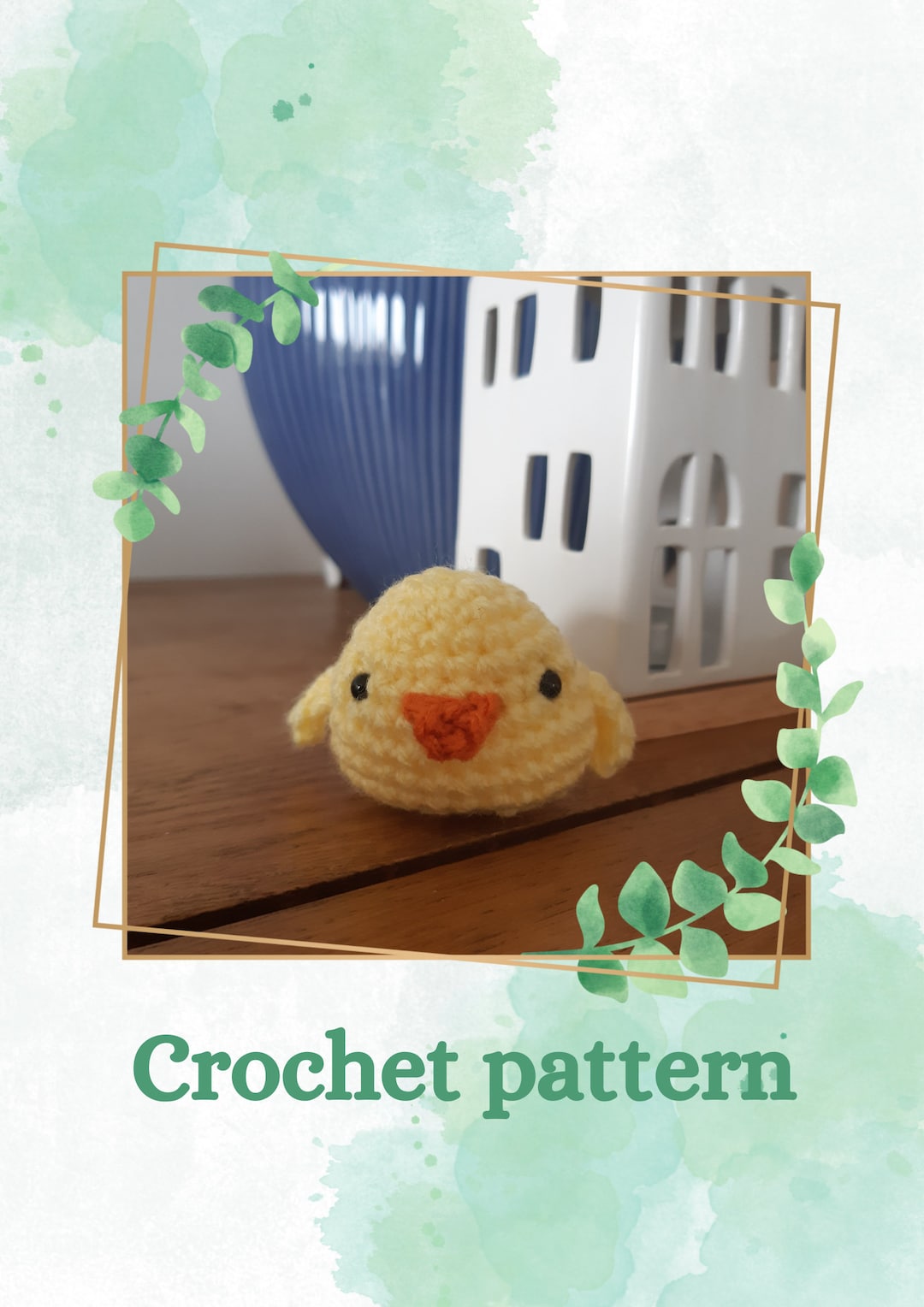 Crochet Pattern Tiny Chick, Beginner Chicken Crochet Pattern, Small Bird Pattern, Cosy Gifts - Etsy
