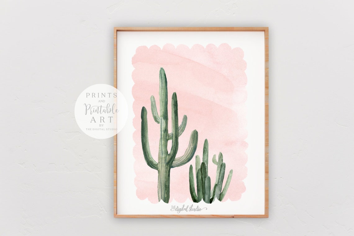 Llama Nursery Decor Llama and Cactus Prints Baby Girl | Etsy