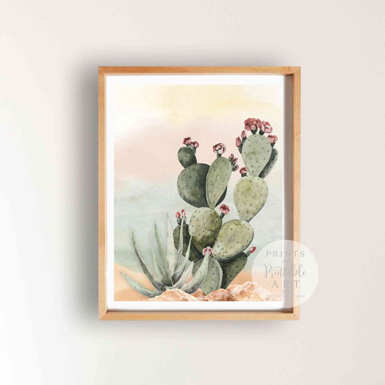 Llama and Cactus Nursery Instant Download Boy Nursery Decor - Etsy