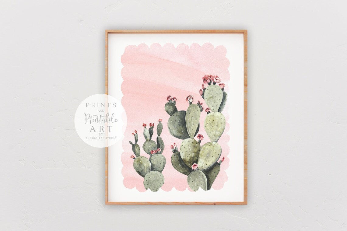 Llama Nursery Decor Llama and Cactus Prints Baby Girl | Etsy