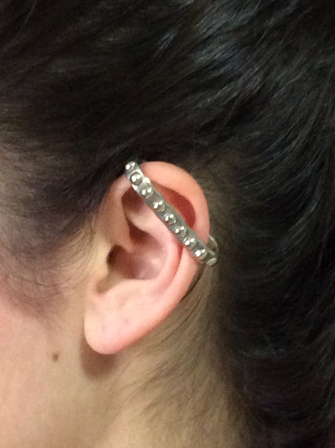 Ear Cuff,silver Ear Cuff,bar Ear Cuff,sterling Silver Ear Cuff,silver ...