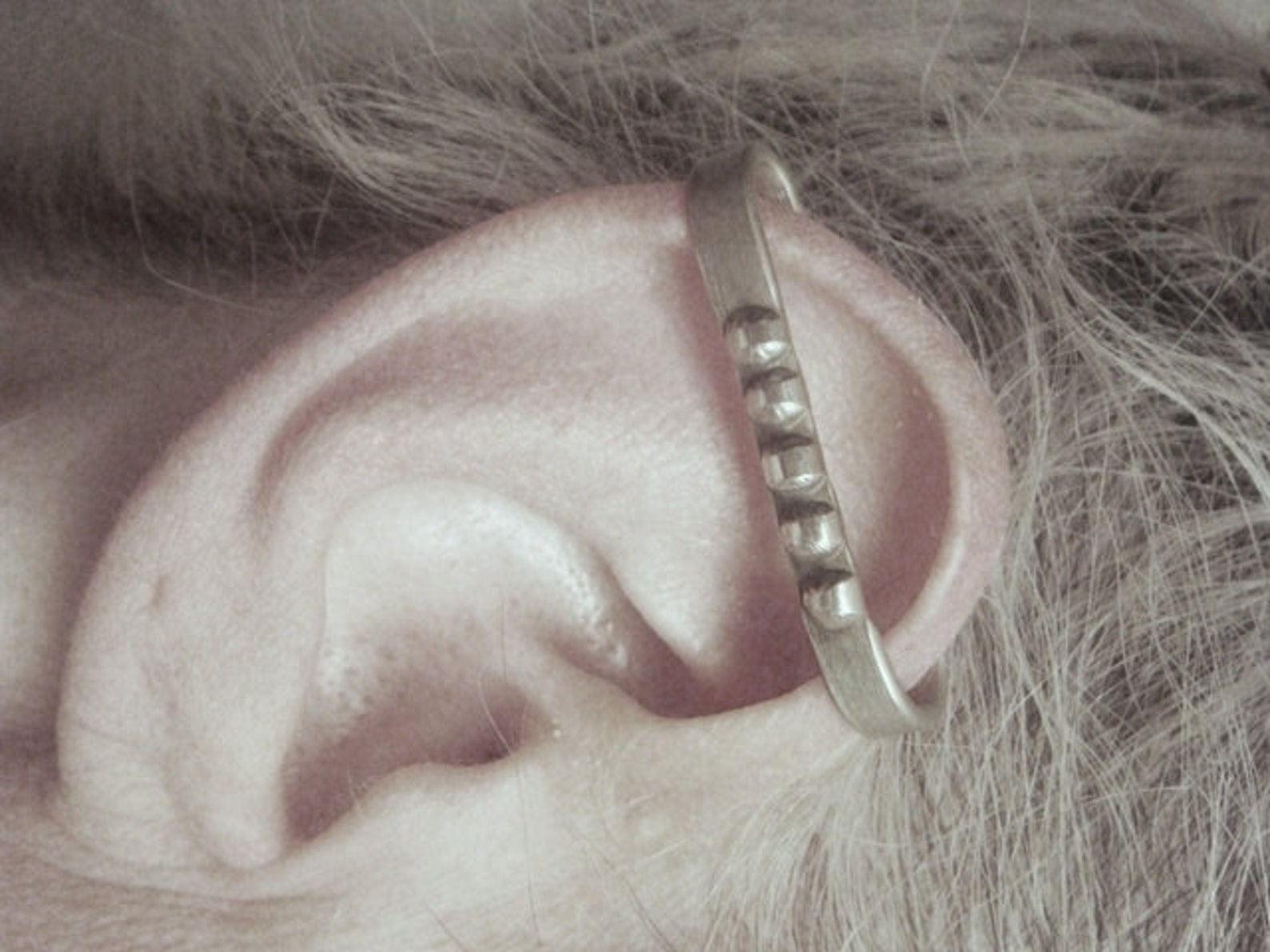 Ear Cuff Studded Ear Bar Non Pierce Ear Cuff Ear Wrap - Etsy Canada