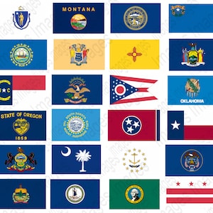 State Flags - Etsy