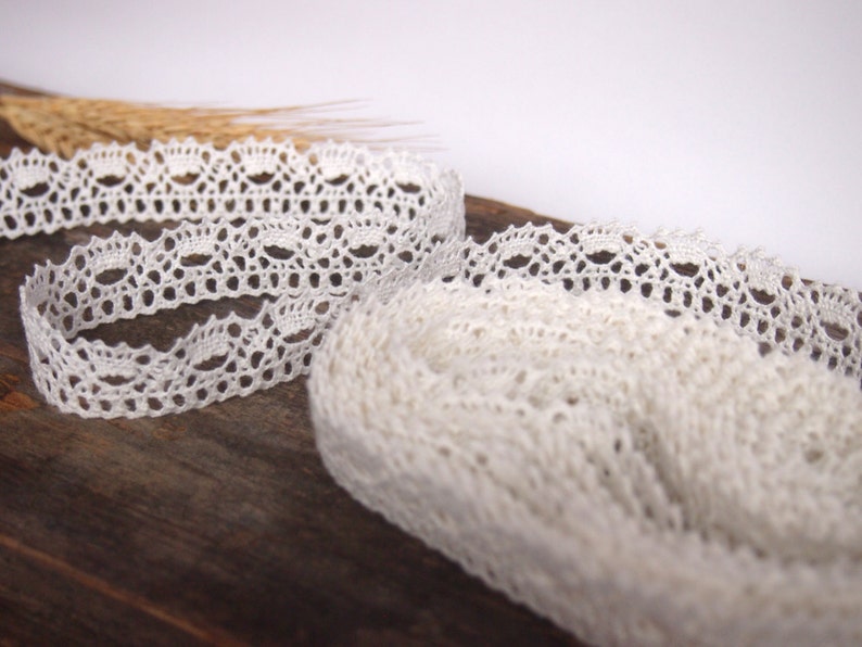 Linen Bright White Lace Trim High Quality 5 M/ 5.5 Yards | Etsy