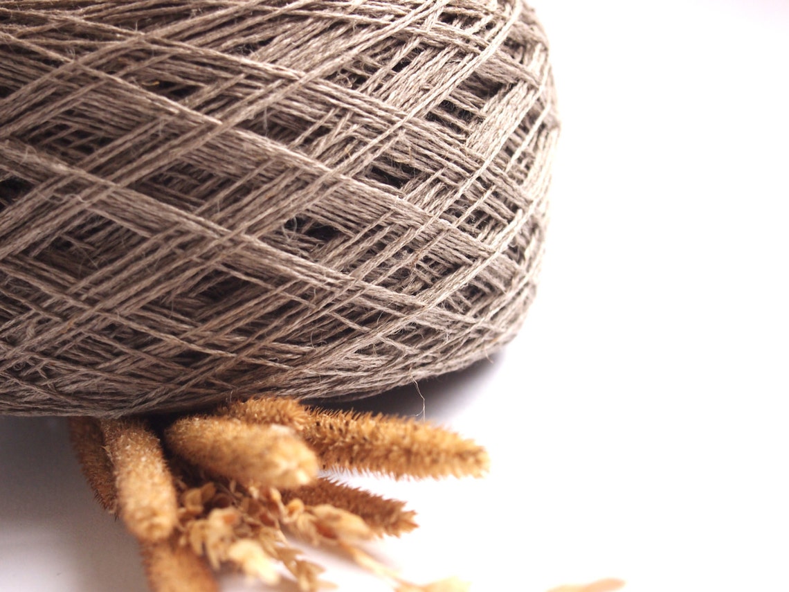 100% Natural Linen Yarn 006 High Quality Linen Yarn for - Etsy
