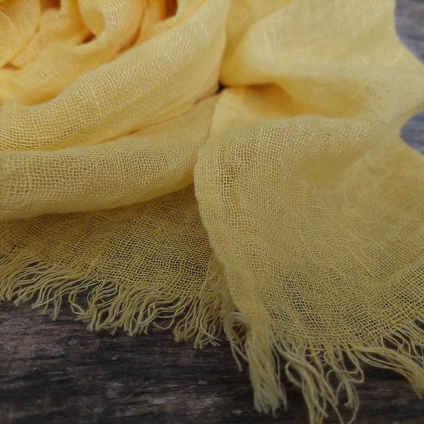 Yellow Scarf - Etsy