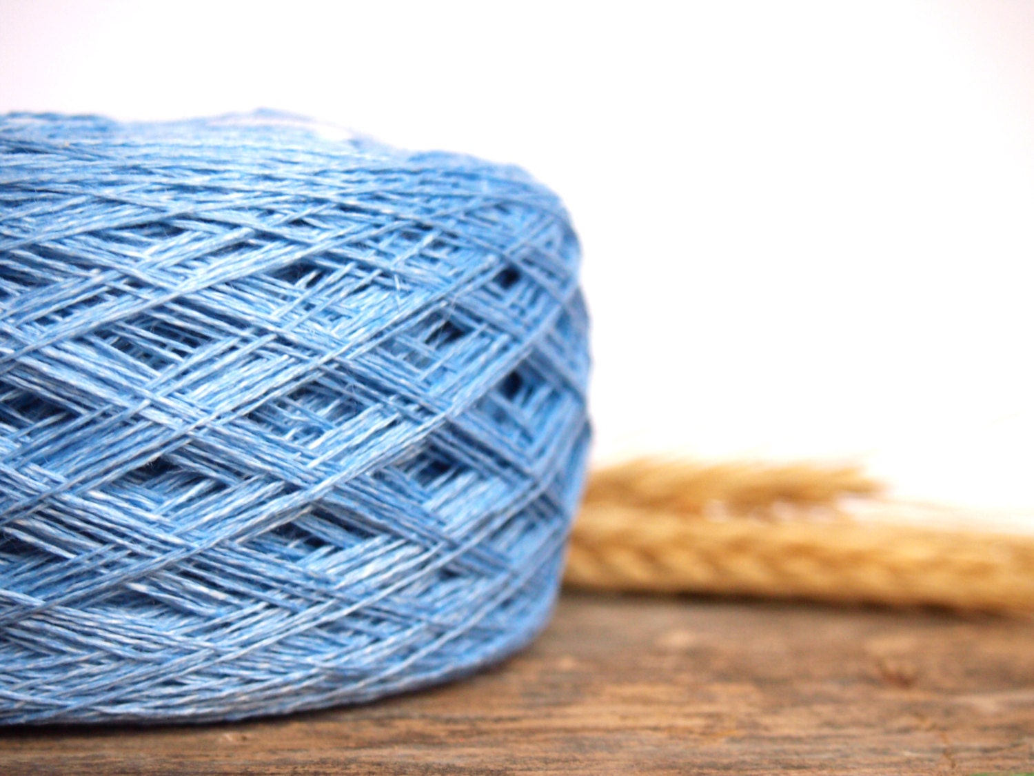 Linen Yarn Very Light Blue 059 High Quality Linen Yarn for - Etsy