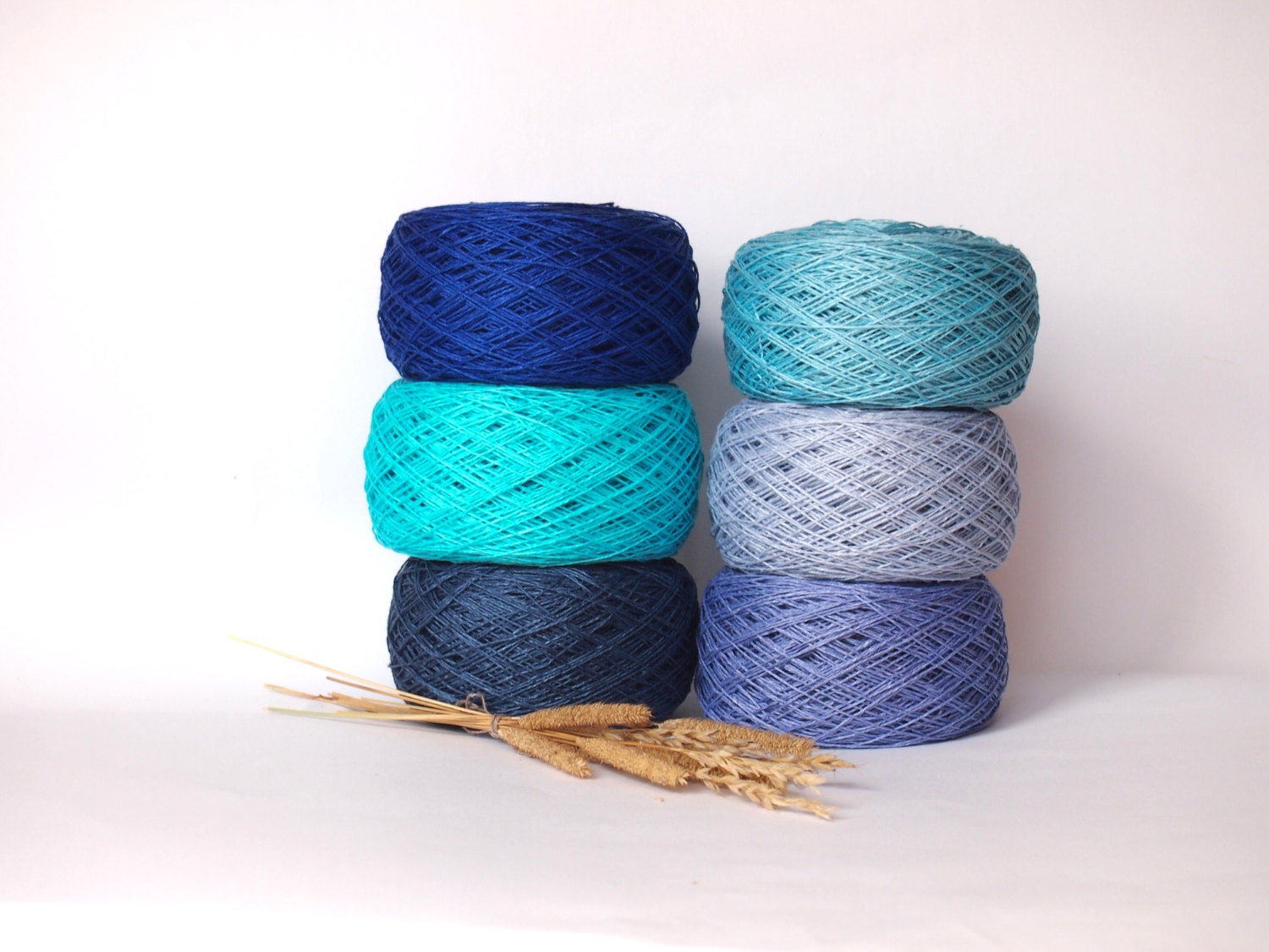 6 Balls Natural Linen Yarn High Quality Linen Yarn for - Etsy