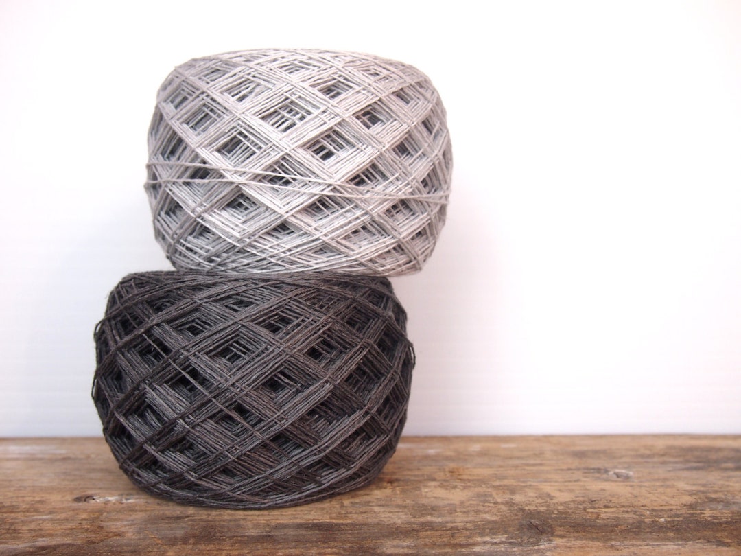 Natural Linen Yarn, High Quality, Linen Yarn for Crochet, Knitting, 200 ...