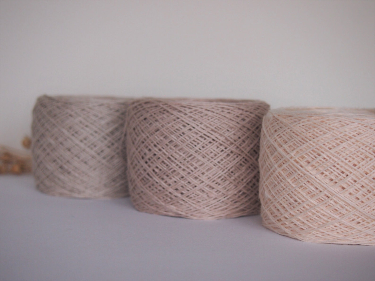 3 Balls Natural Linen Yarn High Quality Linen Yarn for | Etsy