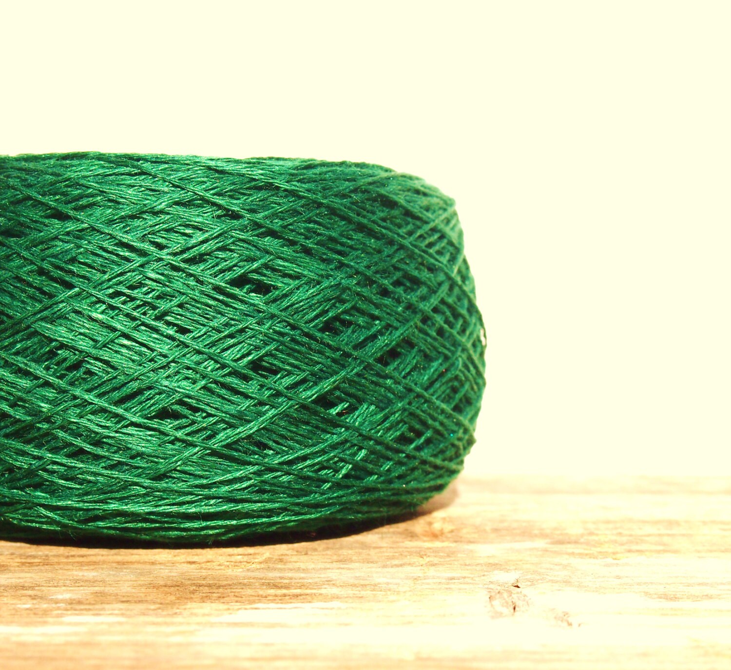 Emerald Linen Yarn 027 High Quality Linen Yarn for Crochet - Etsy
