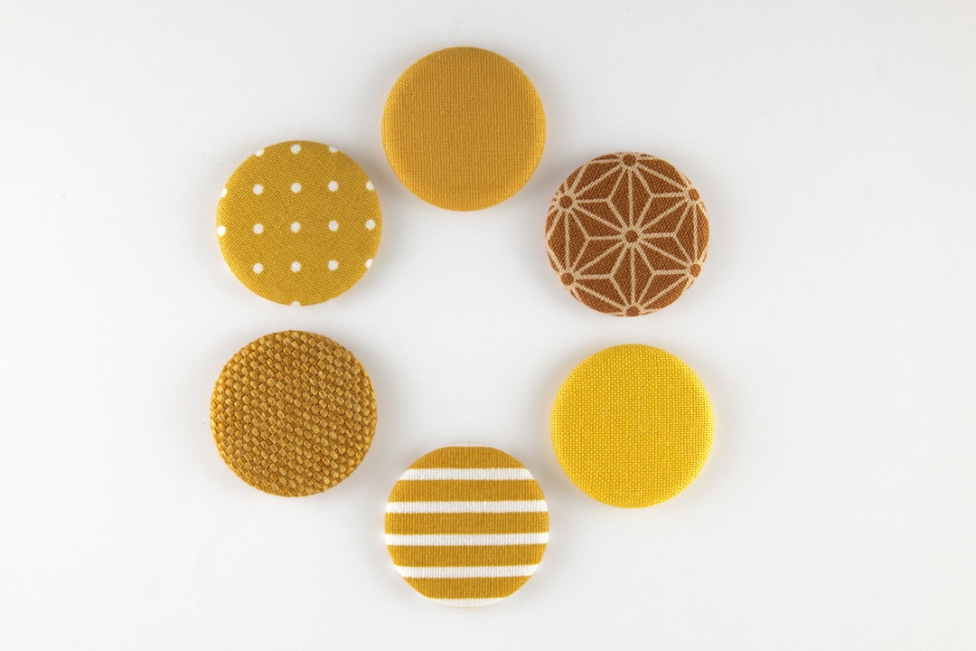 Magnet Set Yellow 6 Pieces Pattern Refrigerator Magnets Magnetic Board ...