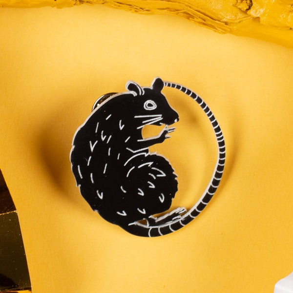 Rat Pin - Etsy