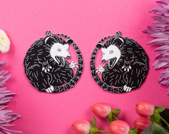 Stressed Possum Pin - Etsy