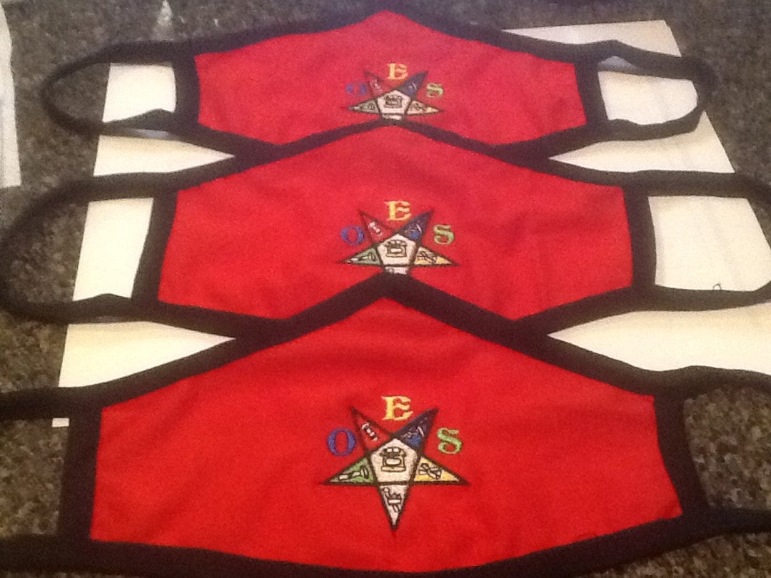 Order of Eastern Star Face Mask - Etsy