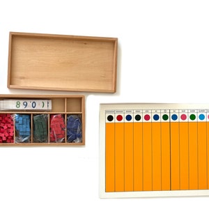 Decimal Fraction Board, Montessori, Decimal Fraction Exercise ...