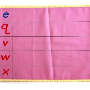 Montessori Initial Sound Matching Mats, Montessori Language Lessons ...