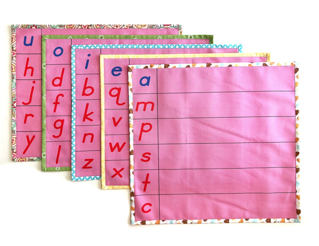 Montessori Initial Sound Matching Mats, Montessori Language Lessons ...