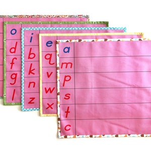 Montessori Initial Sound Matching Mats, Montessori Language Lessons ...