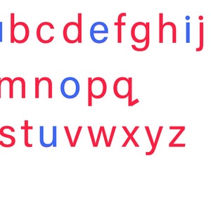 Montessori Print Alphabet Letters, Print Alphabet, Montessori Lower ...