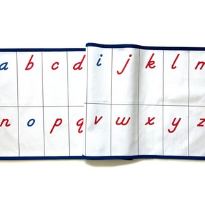 Montessori Lowercase Alphabet Roll, Language Learning, Early Childhood ...