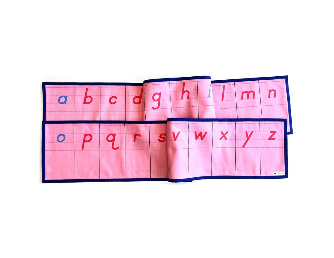 Montessori Lowercase Alphabet Roll, Montessori Language Lessons ...