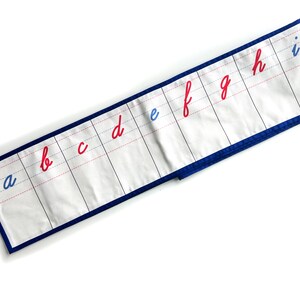 Cursive Alphabet Roll, Lower-case Cursive Alphabet, Montessori Lower ...