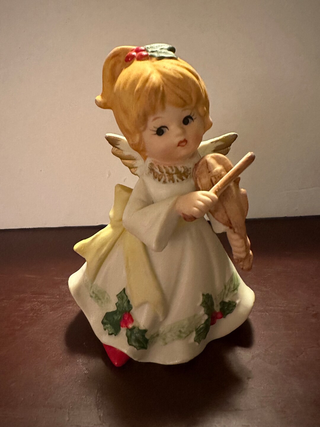 Vintage Homco Christmas Angel Playing Violin - Etsy