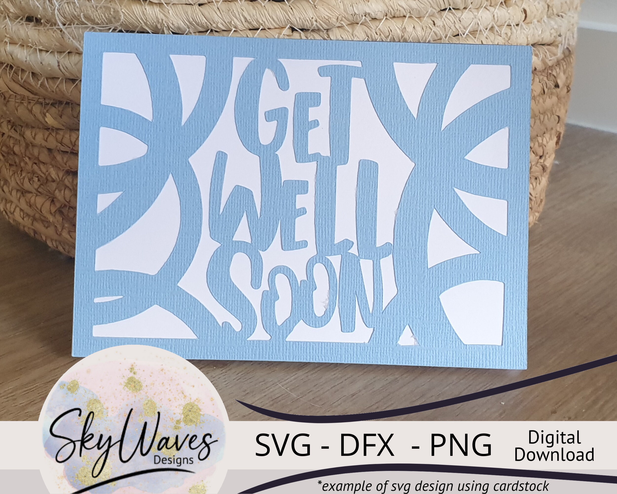 Get Well Soon Svg Card Template Bundle Cricut Get Well Soon - Etsy ...