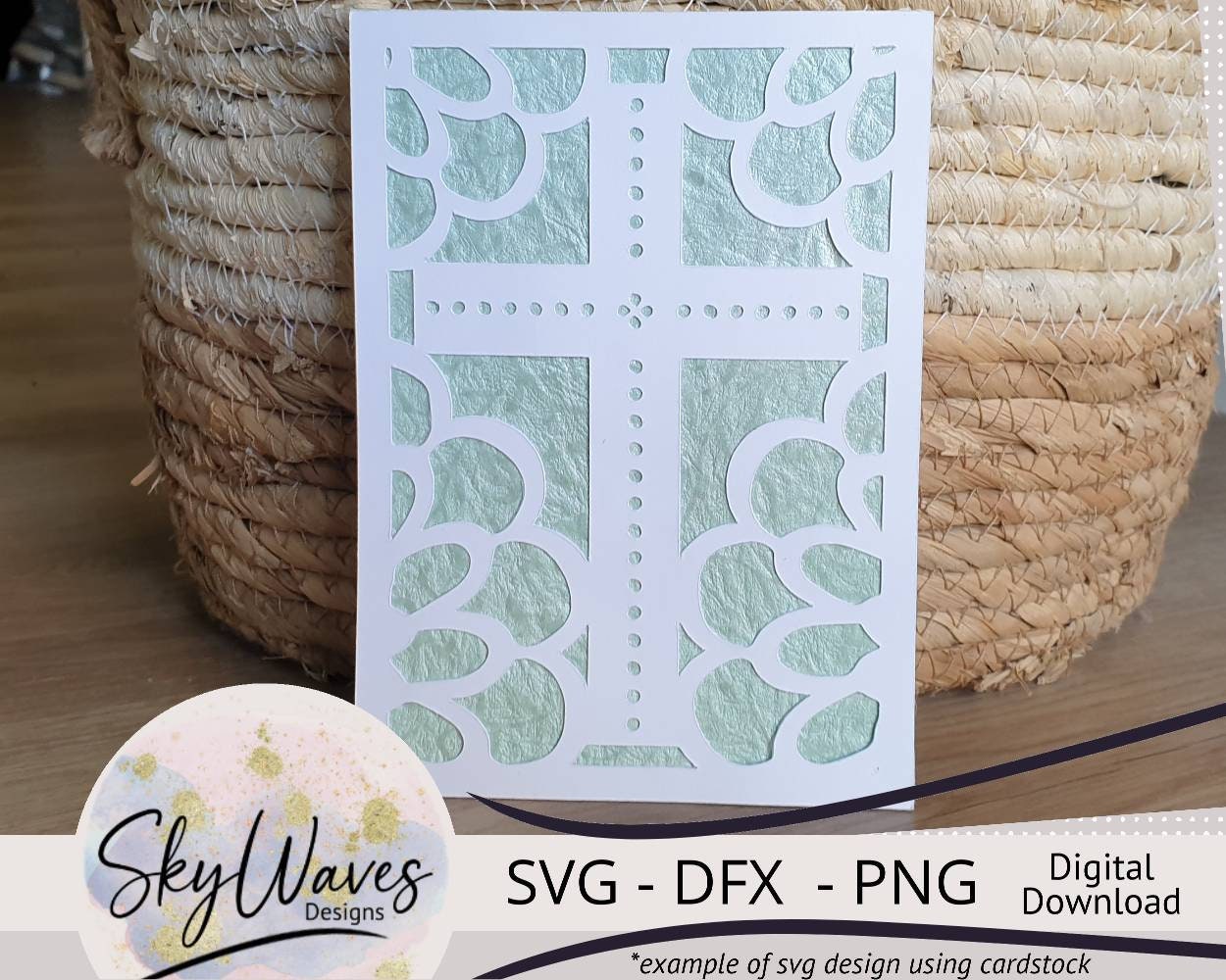 Religious Cross Card SVG Cut File Template for Baptism First - Etsy ...