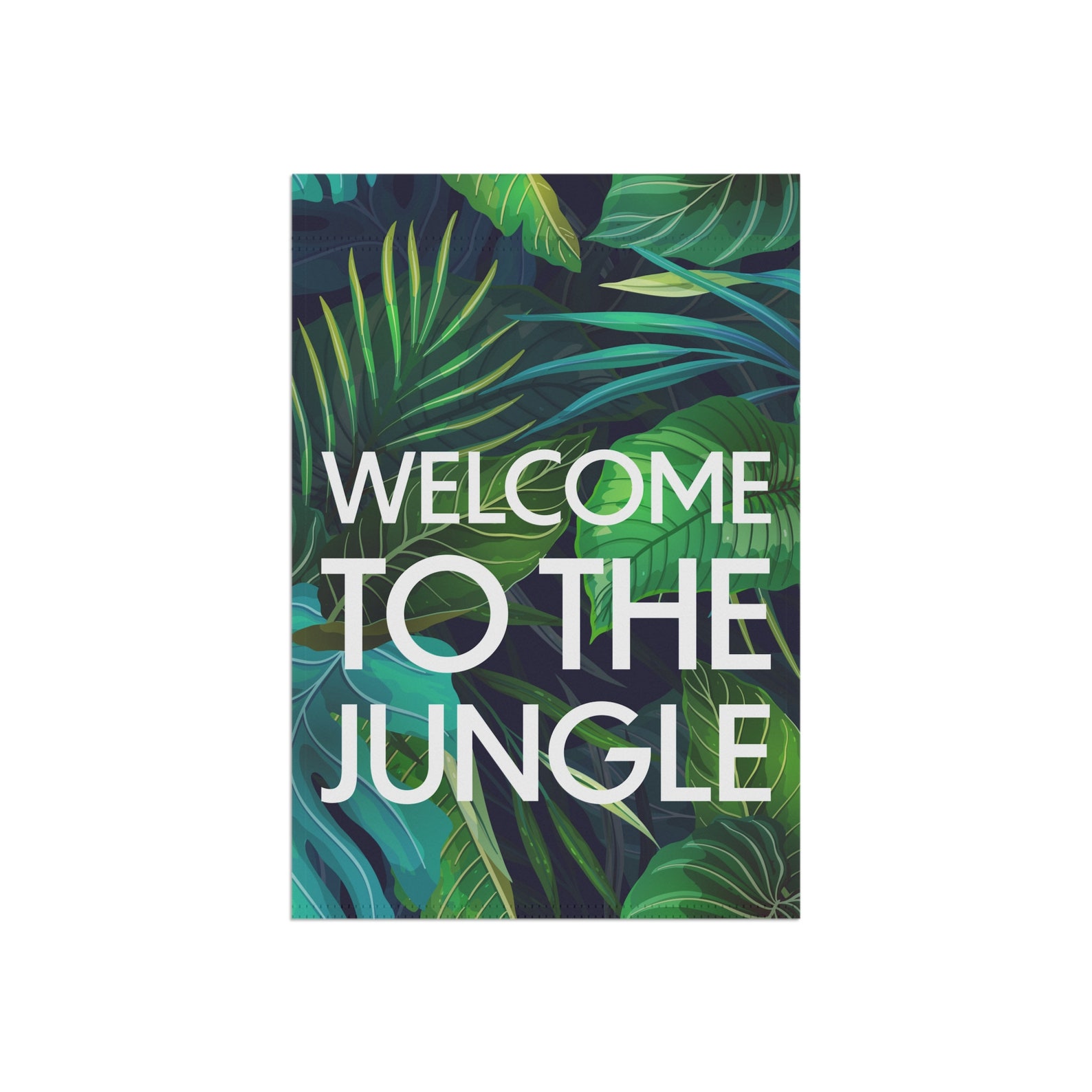 Welcome to the Jungle Garden & House Banner - Etsy