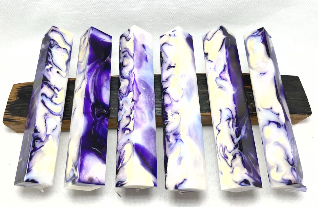 Epoxy Resin Pen Blank: Woodturning Craft Supply (18x18x130) - Etsy