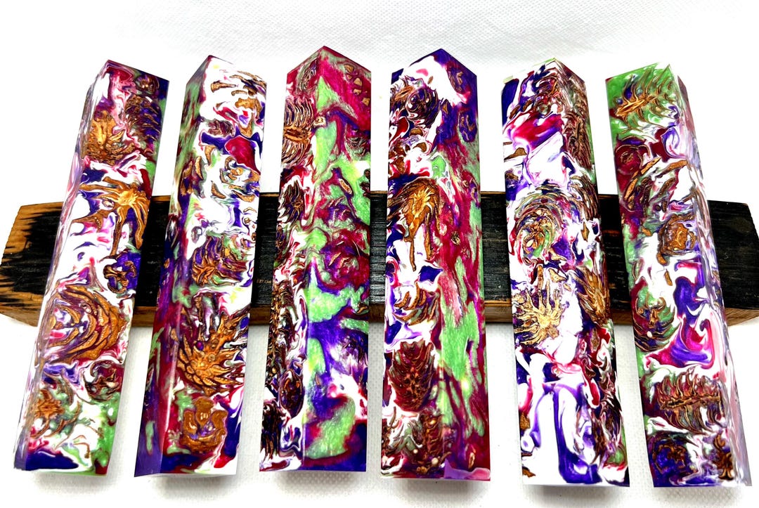 Mini Pinecone and Resin Pen Blanks - Etsy