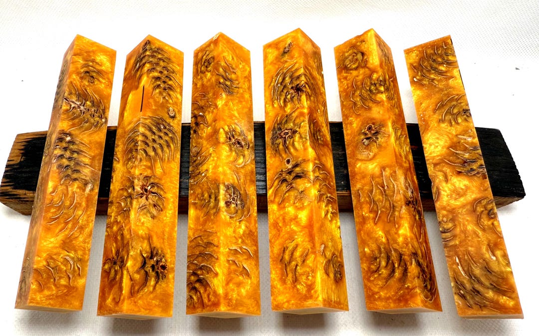 Mini Pinecone and Resin Pen Blanks - Etsy