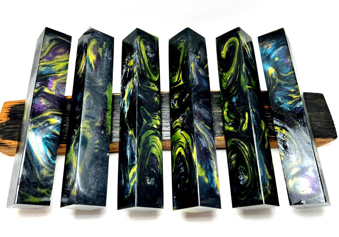 Epoxy Resin Pen Blank, Woodturning Pen, Resin Craft. - Etsy