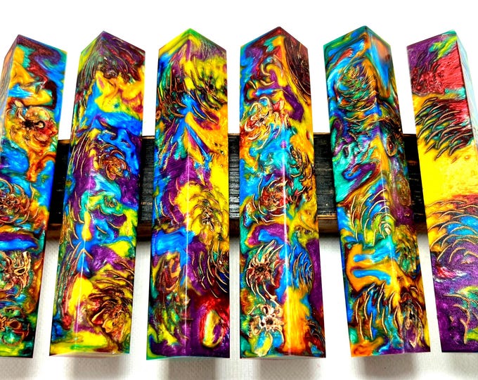 Mini Pinecone and Resin Pen Blanks - Etsy