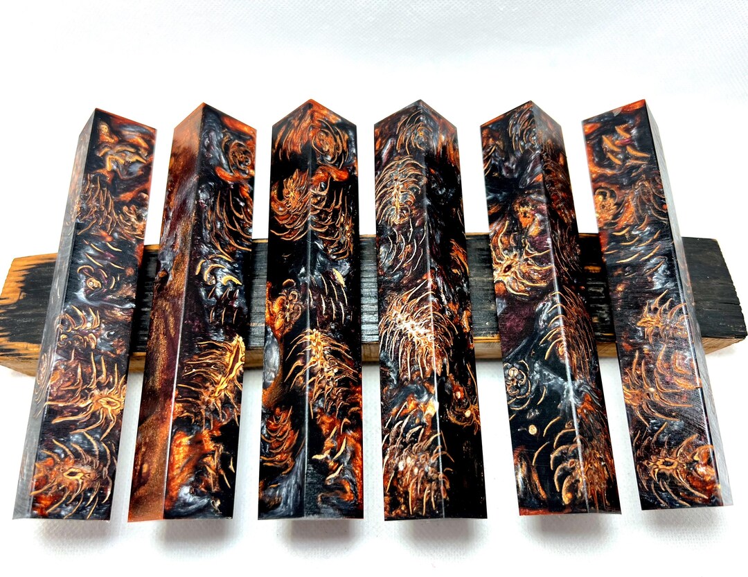 Mini Pinecone and Resin Pen Blanks - Etsy