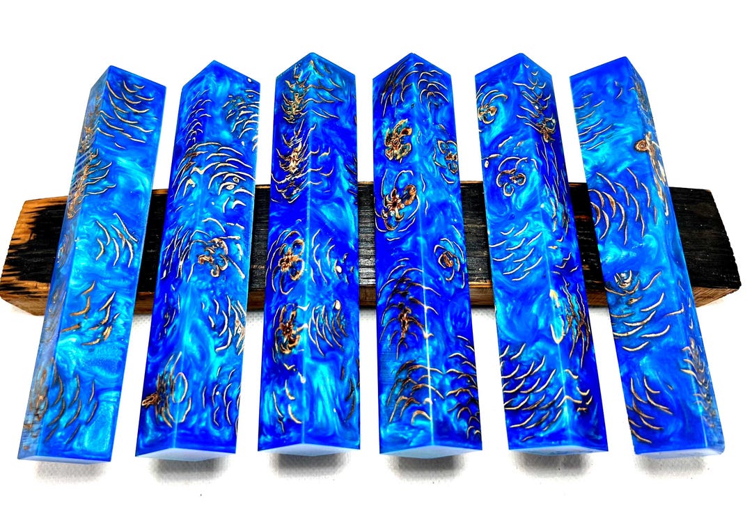 Mini Pinecone and Resin Pen Blanks - Etsy