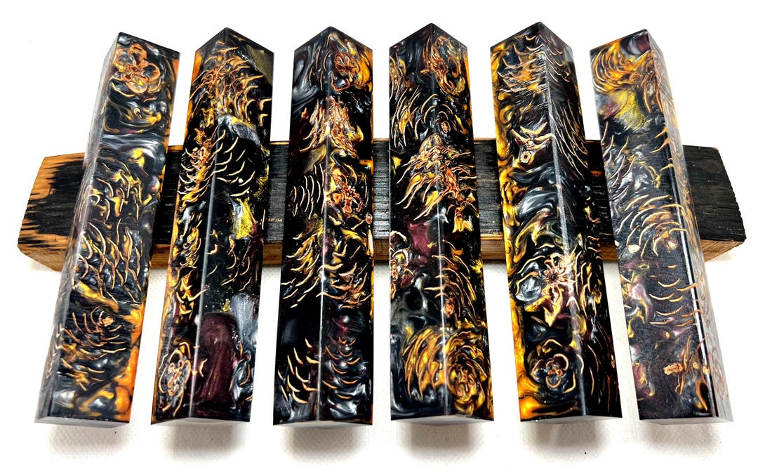 Mini Pinecone and Resin Pen Blanks - Etsy