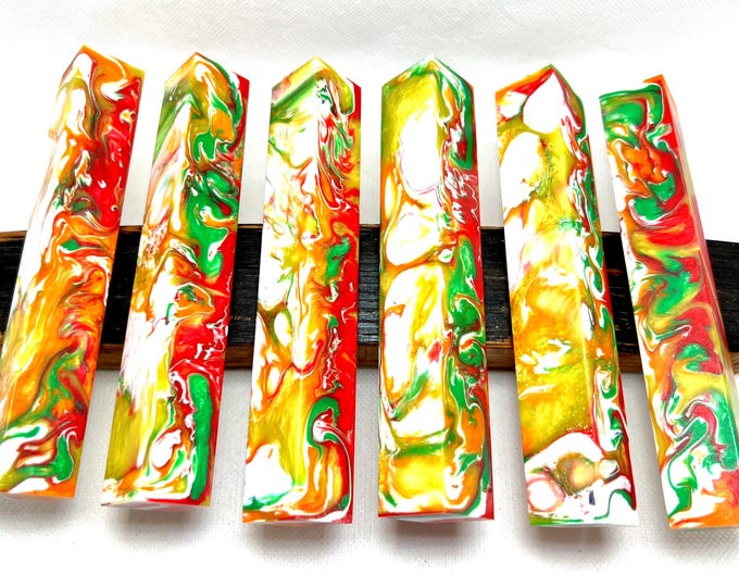 Epoxy Resin Pen Blank, Woodturning Pen, Resin Craft. - Etsy