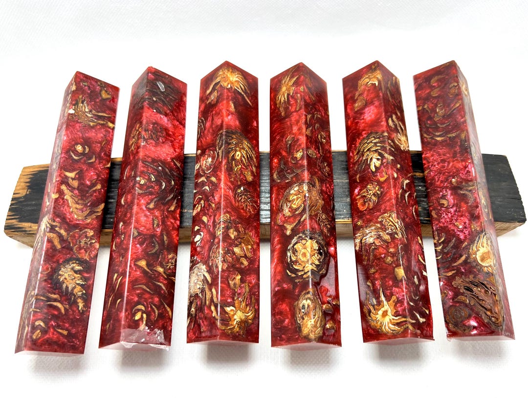 Mini Pinecone and Resin Pen Blanks - Etsy