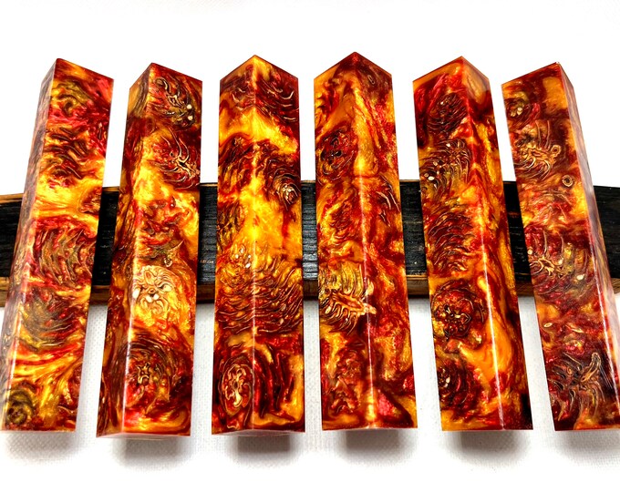 Mini Pinecone and Resin Pen Blanks - Etsy