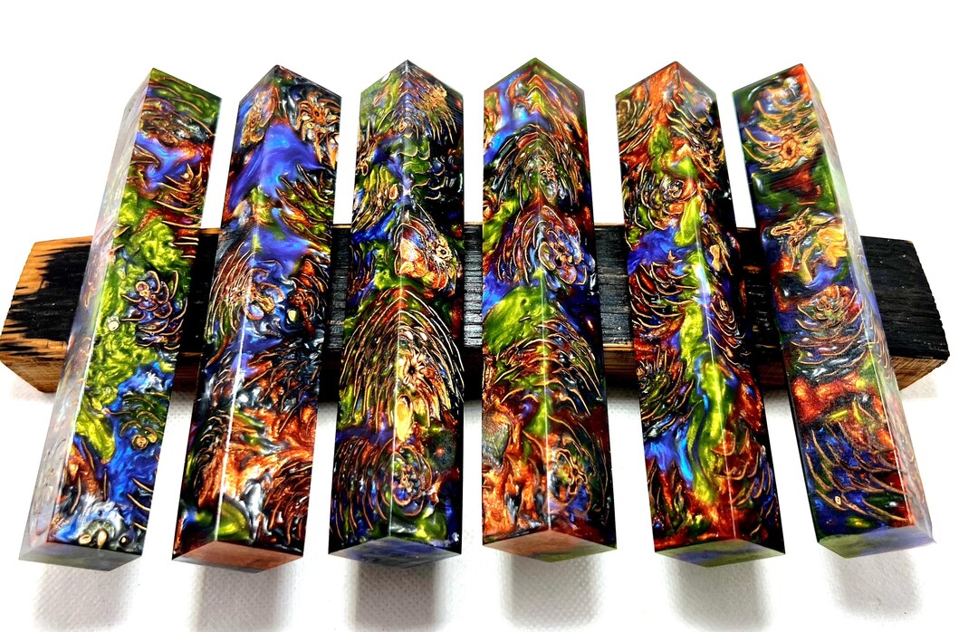 Mini Pinecone and Resin Pen Blanks - Etsy