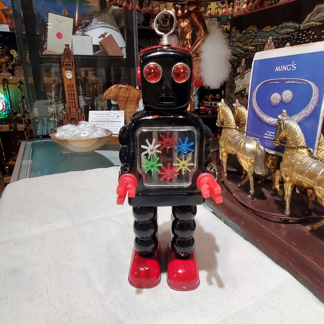 1980 's Wind up Robot / Gift for Him - Etsy