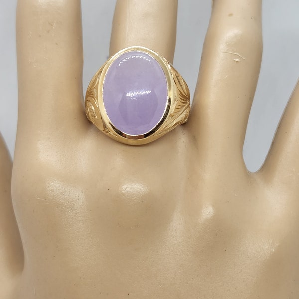 Lavender Jade Ring - Etsy