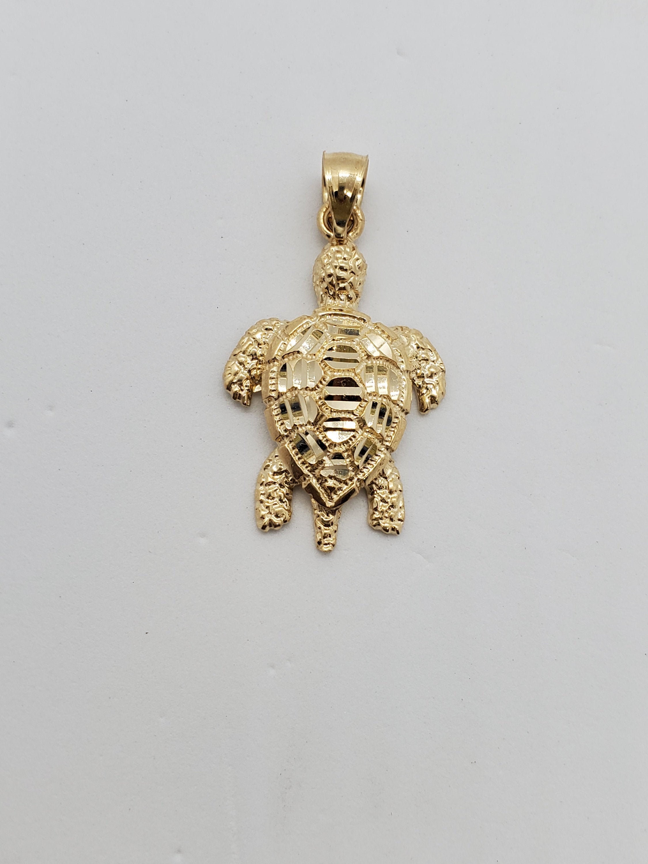 Vintage 14k Solid Gold Turtle Pendant/ Gift for Her/ Perfect Gift - Etsy